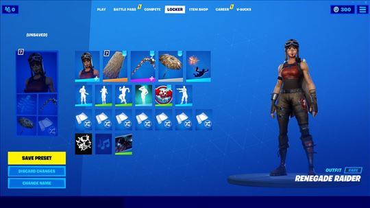 FORTNITE SEASON 1 ACCOUNT (RENEGADE RAIDER...)