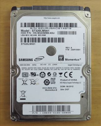 Samsung SpinPoint 320GB 2.5" Sata2