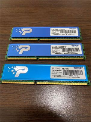 Patriot 4GB (2x2GB) DDR3 1333MHz - PSD34G1333KH PC