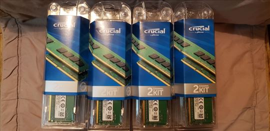 DDR4 16GB (2x 8GB) 2400 CL17 `Crucial` (PC 19200)