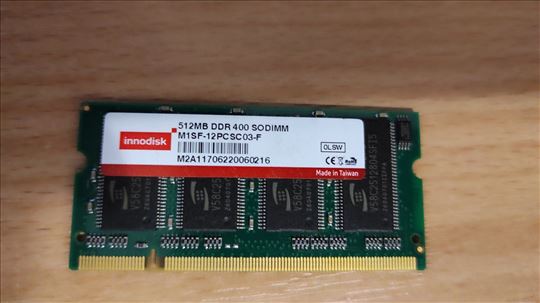 Nova 512MB DDR 400 SODIMM RAM memorija