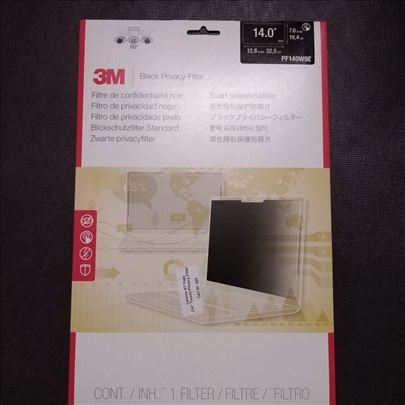 3M Black Privacy Filter 14 inch