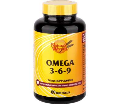 Natural Wealth Omega-3-6-9, 60 kapsula