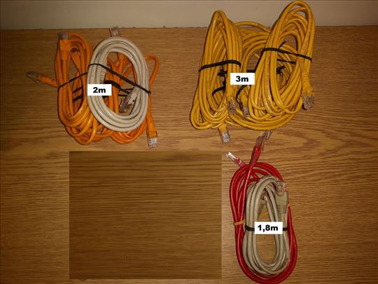 UTP LAN Mrežni Ethernet Patch kabel RJ45 - 2m, 3m