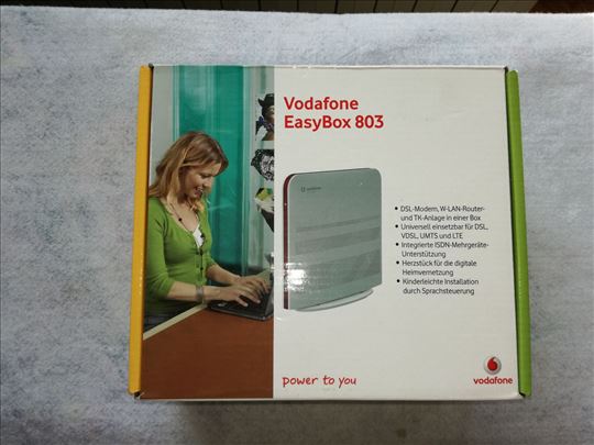 Vodafone easybox 803 adsl wi-fi ruter-novo