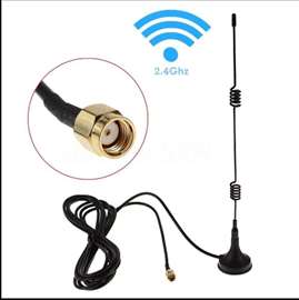 Antena 2.4GHz 9DBI Wireless Wifi wlan novo