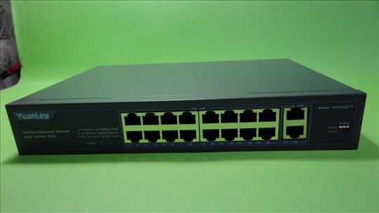 Yuanley YS20162F-P 16-port PoE Max 250W !