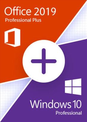 Windows 10 PRO RETAIL & Microsoft Office 2019 PRO