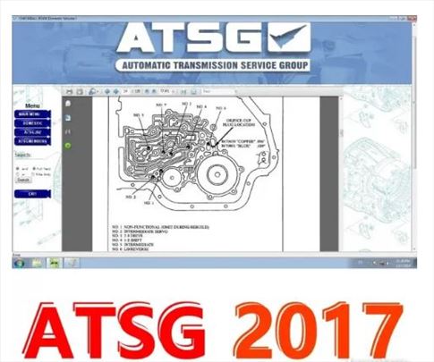 ATSG17 2017 Program za Automatske menjace