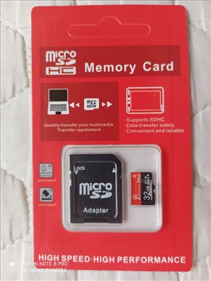 Memorijska 32 GB class 10 sa adapterom