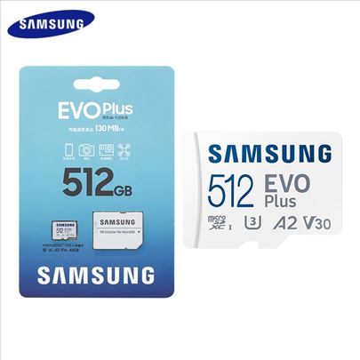 Samsung EVO Plus 512gb MicroSDXC + SD Adapter