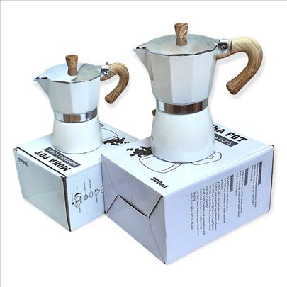 Espresso Pot - Moca Pot Wood - 3 ili 6 šoljica