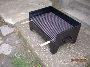 Skara 60 x 40 ! Tri nivoa mini razanj grill