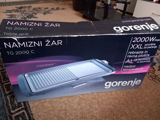 Rostilj grill Gorenje 2000w-nekorisceno