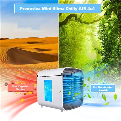 Prenosiva mini klima Chilly AIR 4u1