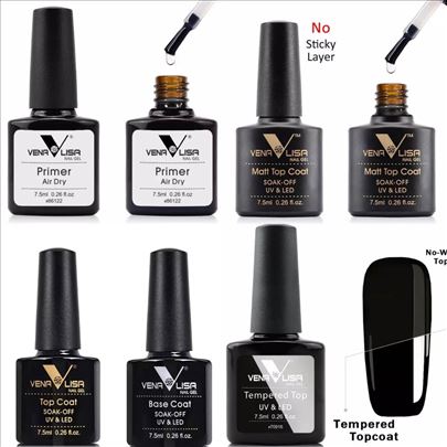 VENAVLISA Primer, Base, Top Coat, Mat Top,