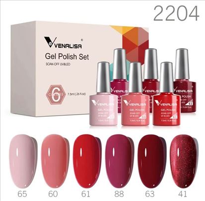 Venalisa set 6 gel lakova