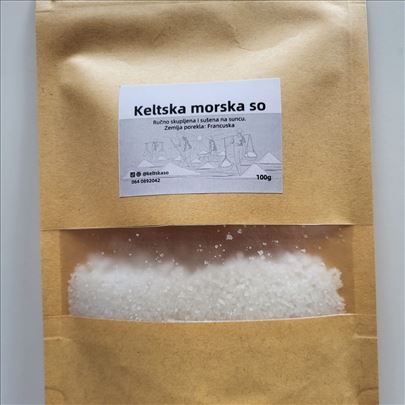 Keltska morska so - Fleur de Sel (Cvet Soli)