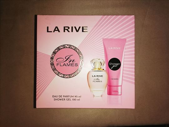 La Rive In flames ženski set (edp 90ml i sg 100ml)