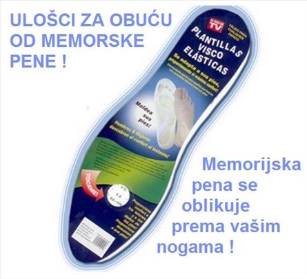 Ulošci za obuću od memorijske pene