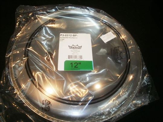 Remo 12" powerstroke 3 clear plastika za bubanj