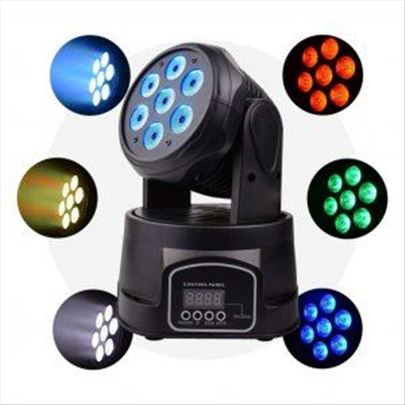 Led Roto Glava 7x10w mini led moving head