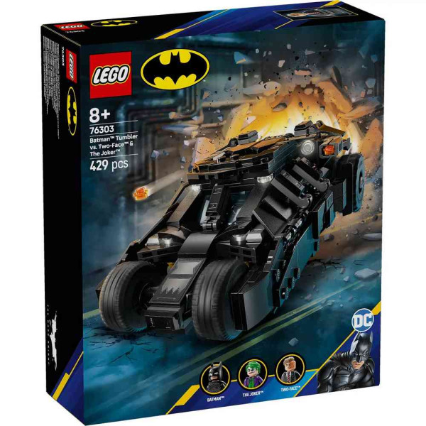 LEGO SUPER HEROES BATMAN TUMBLER VS TWO-FACE AND THE JOKE