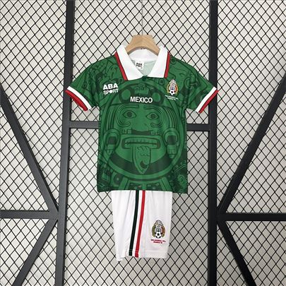 Meksiko (Mexico) 1998 domaći dres dečiji komplet