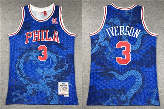 Allen Iverson - Philadelphia 76ers NBA dres #19