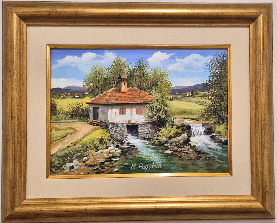 MIROSLAV RADOVIC -ULJE NA PLATNU – 56X46CM – PEJZAZ 4