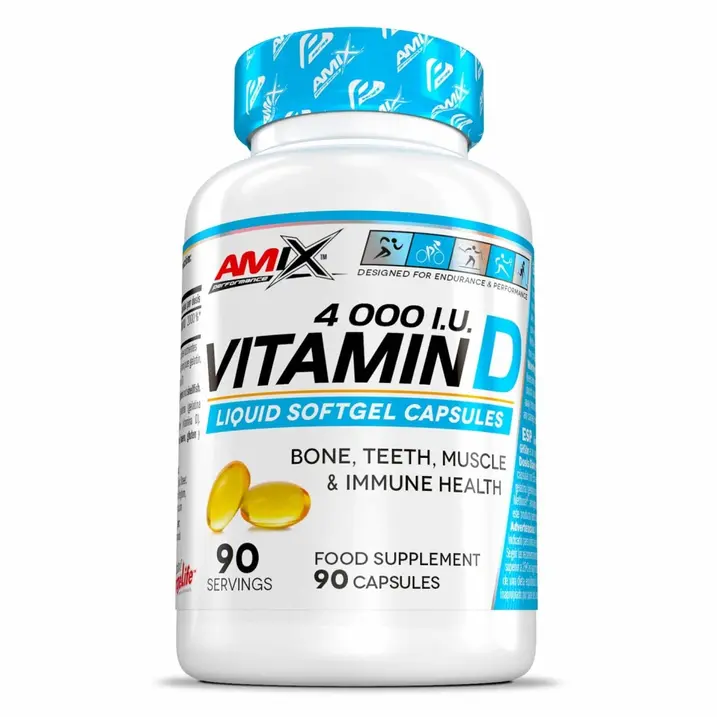 Vitamin D 4000IU 90gelcaps – Amix™