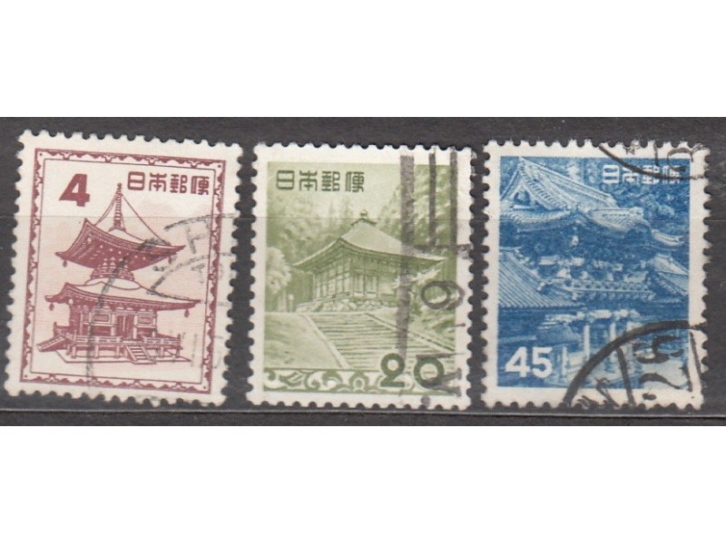 (rbe643) japan zigosane marke 1952 god