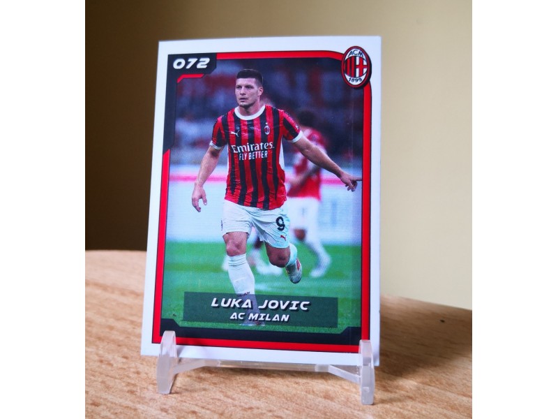 Luka JOVIC Milan kartica - Liga sampiona 2024/25 Abe!