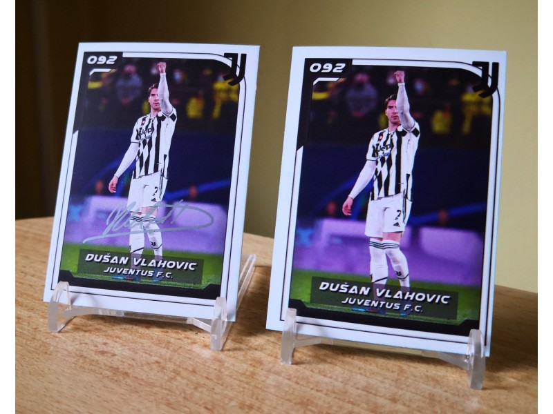 Dusan VLAHOVIC Potpis + base - Liga sampiona 24/25 Abe