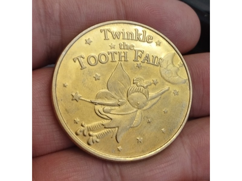 ** MEDALJON - TWINKIE THE TOOTH FAIR ** - VELIKI