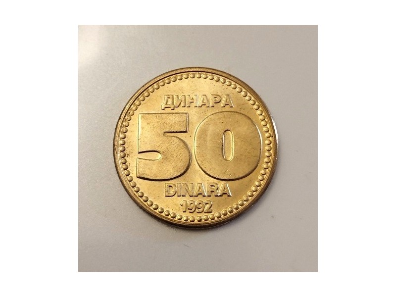 ** 50 DINARA 1992. ** - XF