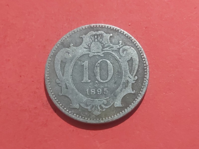 Austrija - 10 heller 1895 god