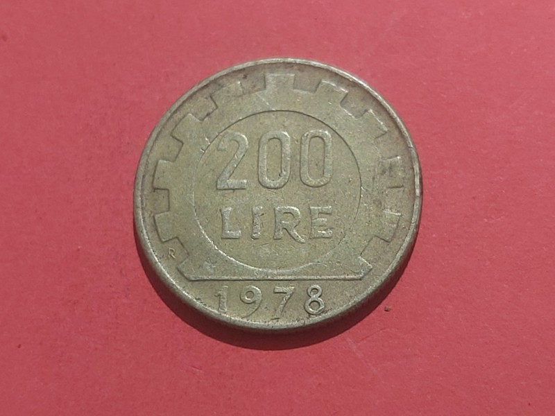 Italija - 200 lira 1978 god