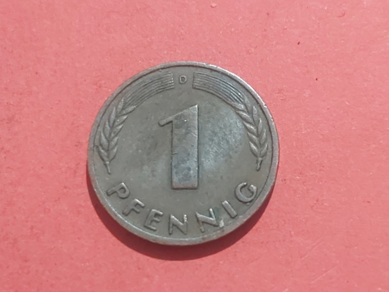 Nemačka - 1 pfennig 1949 god D