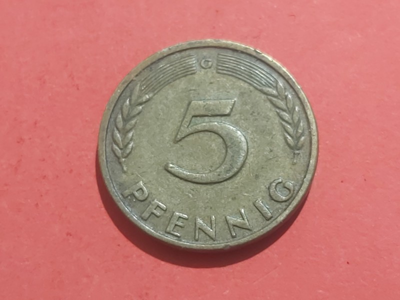 Nemačka - 5 pfennig 1949 god G