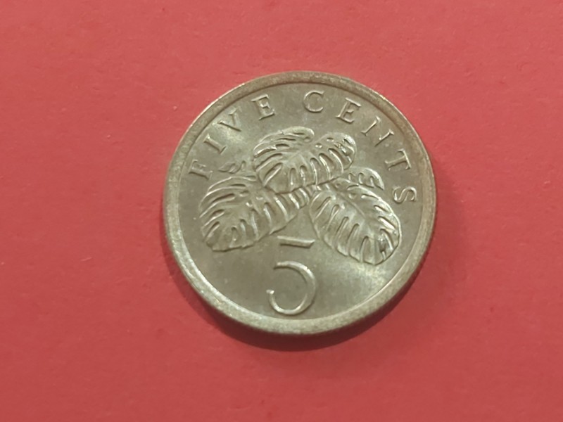 Singapore - 5 cent 1989 god