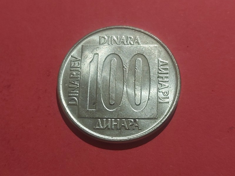 SFRJ - 100 dinara 1989 god