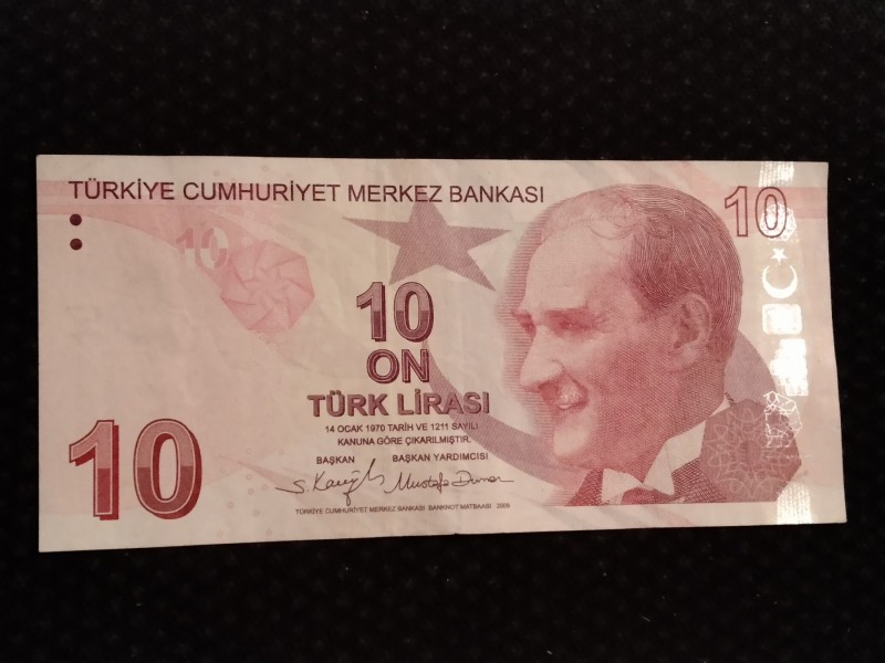 10 lira 2009 turska