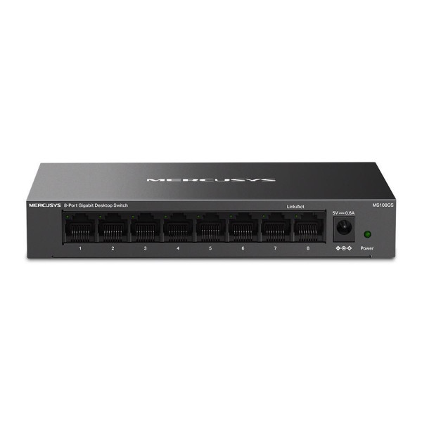 Mercusys MS108GS V1.0 8-Port Gigabit Desktop Switch Metal Housing