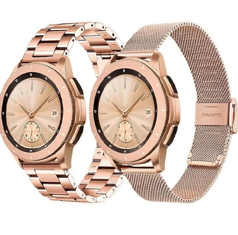 Metalne rose gold narukvice Classic/Mesh 20 mm