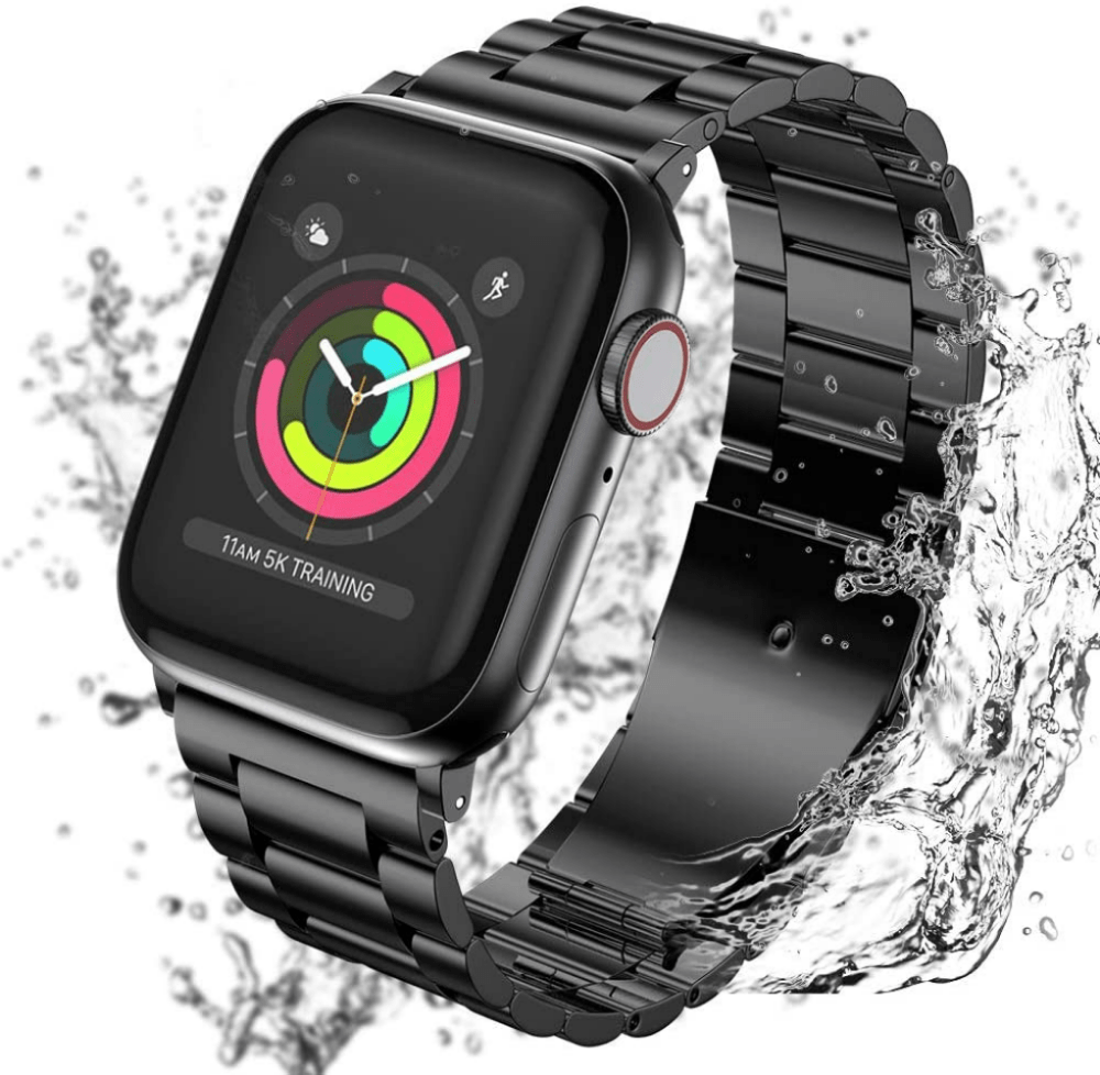 Apple Watch 6 5 4 SE 44mm Crna Metalna Narukvica