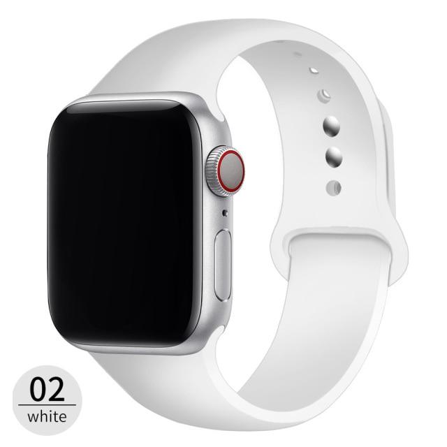 Apple Watch Silikonska Bela Narukvica 38 Mm, 40 Mm, 41 Mm