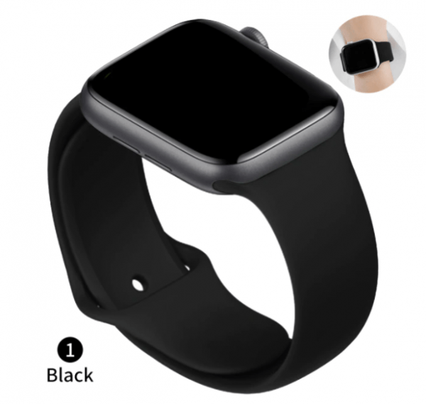 Apple Watch Silikonska Crna Narukvica 38/40/42/44mm