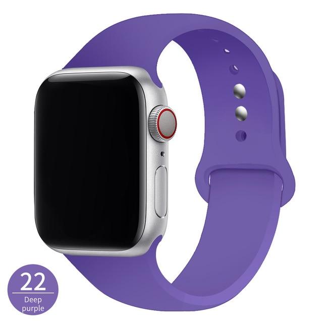 Apple Watch Silikonska Crna Narukvica 38/40/42/44mm