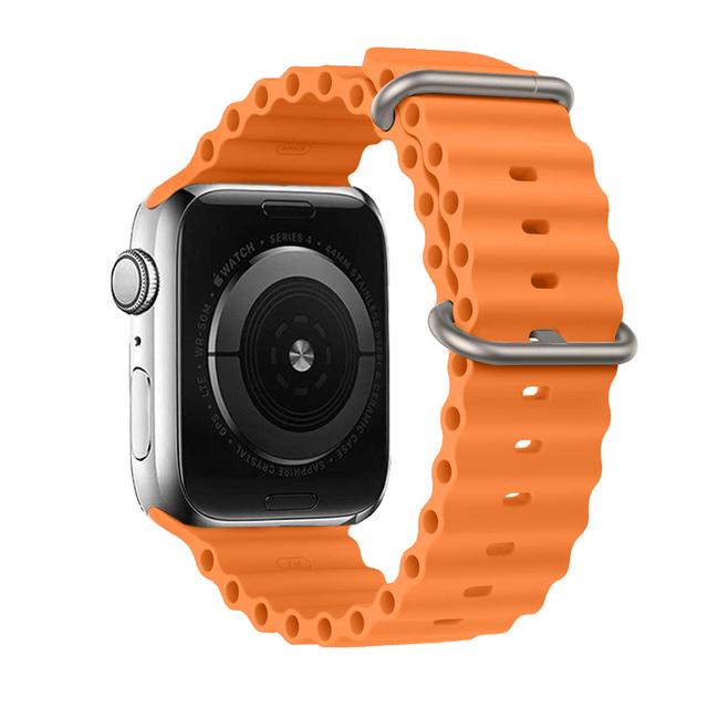 Apple Watch Silikonska Narandzasta Narukvica 42 Mm, 44 Mm, 45 Mm, 49 Mm